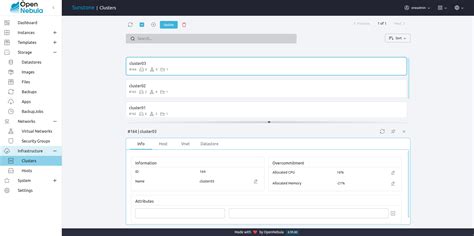 clusters — opennebula 6 10 3 documentation