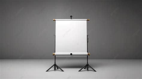 회색 배경에 격리된 사용자 정의 가능한 디자인을 갖춘 흰색 배너 스탠드의 현실적인 3d 시각화 간판 배너 목업 간판 모형 배경 일러스트 및 사진 무료 다운로드