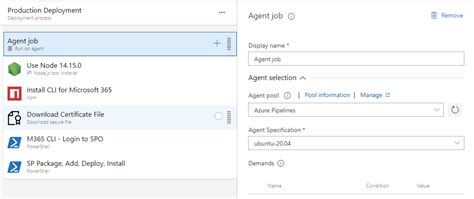 ci cd for spfx deployment in azure devops using m365 cli living