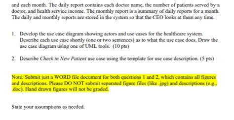 HealthCare System HCS Problem Description A Chegg Com