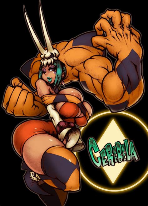 Jericho Sj Cerebella Skullgirls Vice Versa Skullgirls Skullgirls