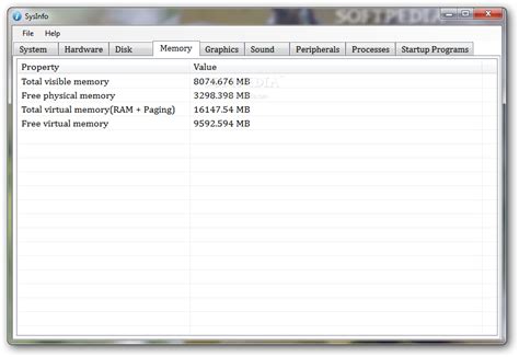 SysInfo Download Softpedia