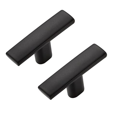 30 Pack Black Cabinet Knobs Curved Cabinet Pulls Matte Black Knobs