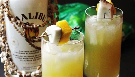 Coconut Pineapple Rum Drink