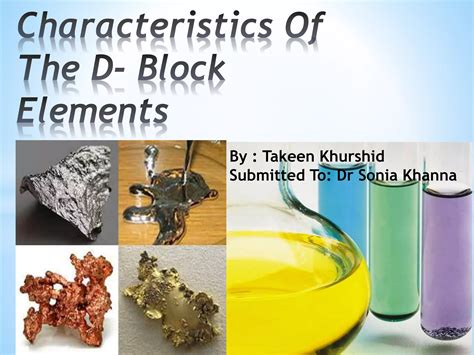 D Block Elements Pptx
