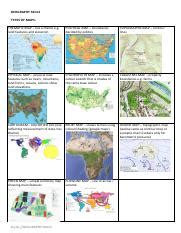 Types Of Maps Thematic Political Topographic And More Course Hero