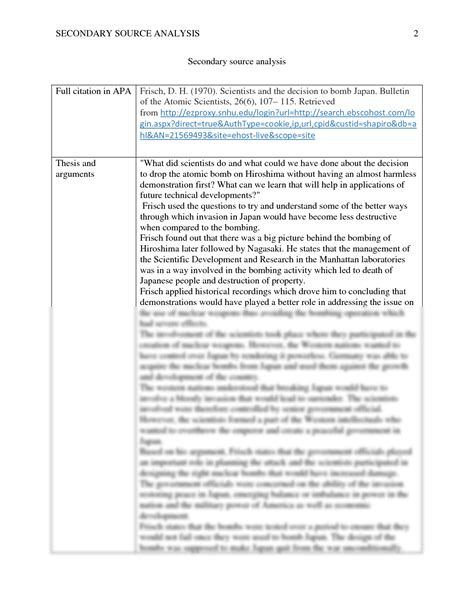 Solution Secondary Source Analysis Editted Studypool