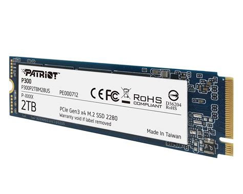 Patriot Memory Introduces New P300 NVMe SSD | UnbxTech