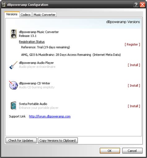 Audiohqdearticlesaudiotranscodierung Windowsdbpoweramp