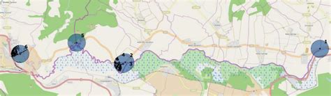 Spatial Representation Of Built Up Areas In The M Buffer Circles Download Scientific
