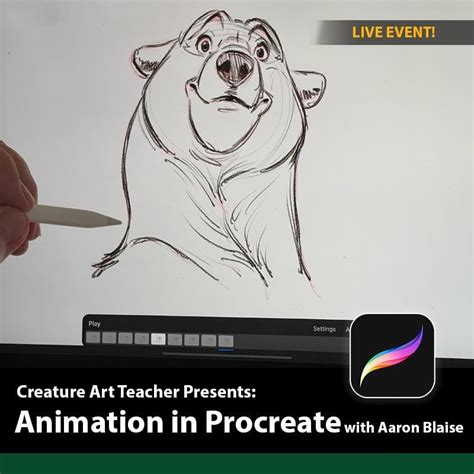 Animation In Procreate Workshop December 17th 2022 The Art Of