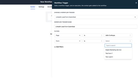 Add Workflow Trigger For Linkedin Lead Ads Venderflow Knowledgebase