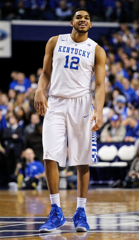 Karl Anthony Towns Kentucky Basketball Great Inducted Into Uk