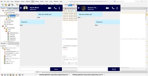 Github Dihar1234chattingapplicationusingjavacore Description A Typical Window Chatting