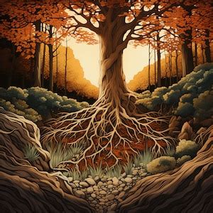 Tree Underground Roots PNG Clipart Bundle High Quality PNG Instant Download Card Making