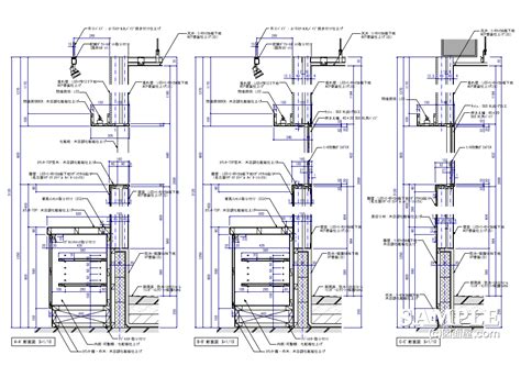 ダイニングカフェのデシャップカウンター平面詳細図と断面詳細図 図面屋 Com 店舗設計資料集