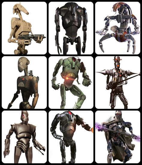 Star Wars Cis Droids Star Wars Micro Galaxy Squadron Battle Droid
