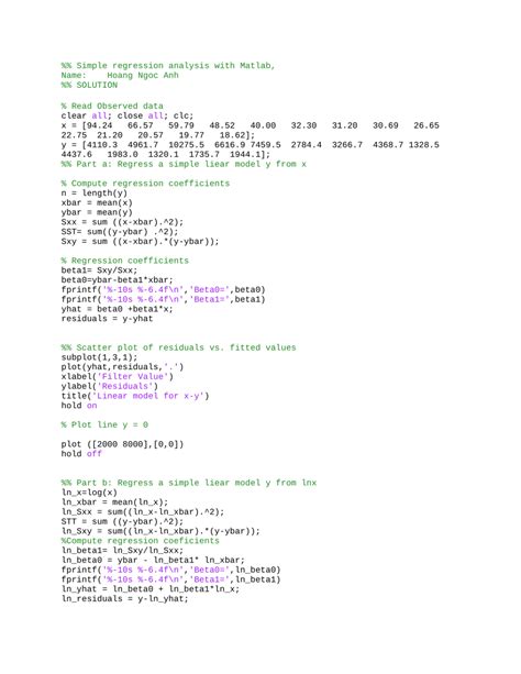 PDF Linear Regression And Confidence Limits With Matlab