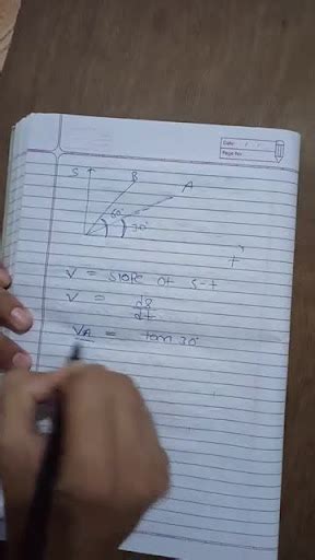 St Graph Of Two Particles A And B Are Shown In Fig Find The Ratio Of Ve