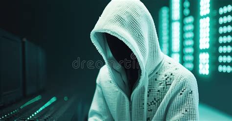 Anonymous Hacker Concept Of Dark Web Cybercrime Cyberattack Stock