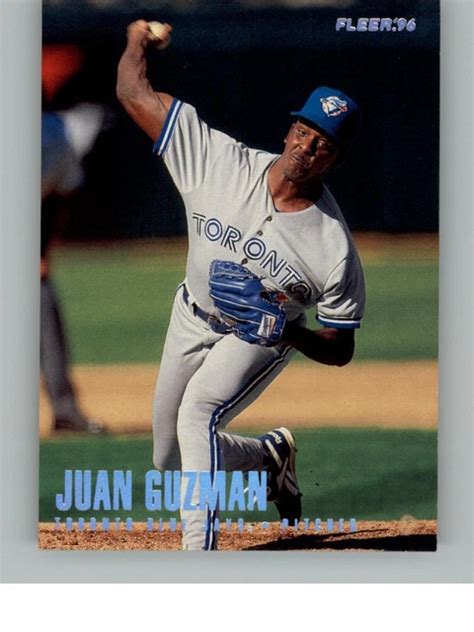 1996 Fleer Juan Guzman 275 Tiffany Toronto Blue Jays Eur 164 Picclick Fr