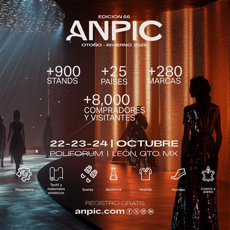 Poliforum Anpic Otoño Invierno 2026 Llega Con Su Edición Número 66