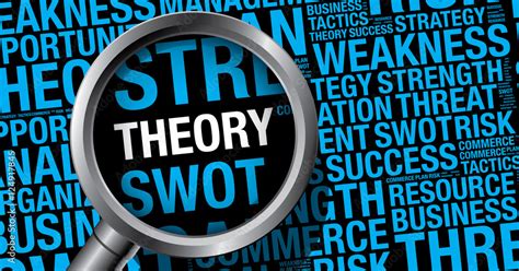 Theory Word Cloud Business Concept Vector Presentation Template Stock Vector Adobe Stock