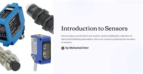 Introduction To Sensors