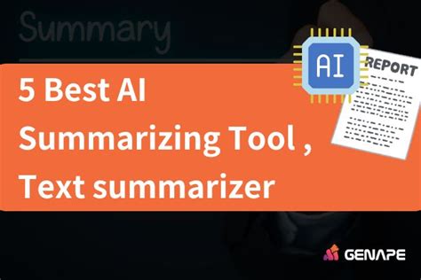 top 5 free ai summarizing tools genape ai