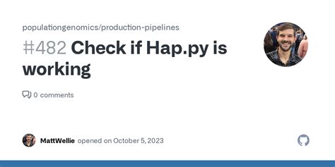 check if hap py is working · issue 482 · populationgenomics production pipelines · github