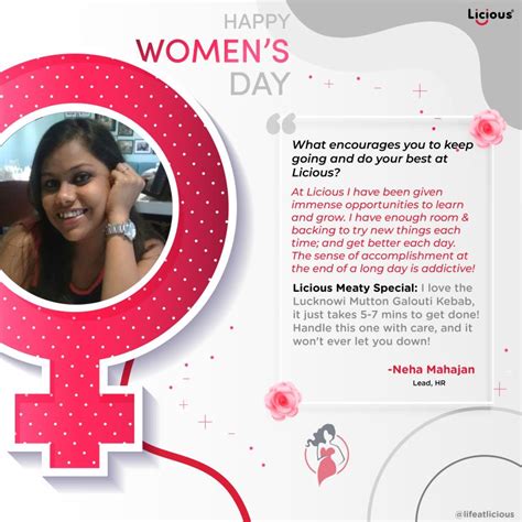 Lifeatlicious Licious Internationalwomensday Women Leaders India