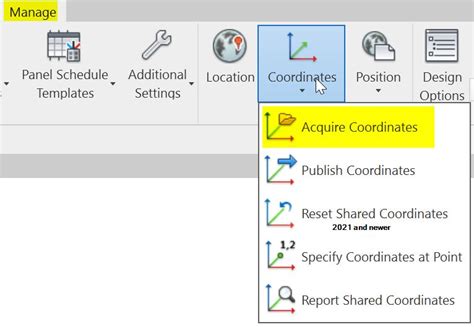Revit Bim Coordinates Acquirecoordinates Publishcoordinates Aec Bimcoordination