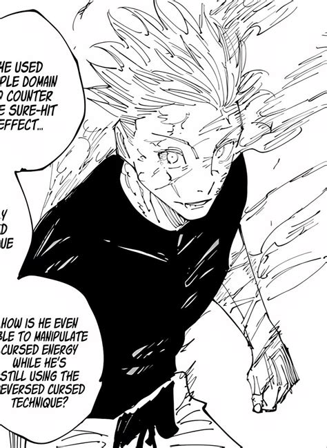 Jujutsu Kaisen Gojo Cursed Technique Gojo Domain Expansion Manga