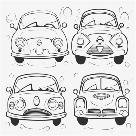 빈티지 자동차 개요 스케치 드로잉이 있는 색칠 페이지 페이지 벡터 오래된 자동차 그리기 오래된 자동차 개요 오래된 자동차 스케치 Png 일러스트 및 벡터 에 대한