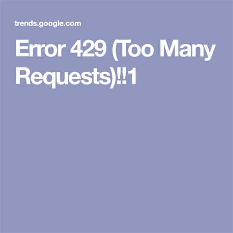 error 429 too many requests 1 candle making request error