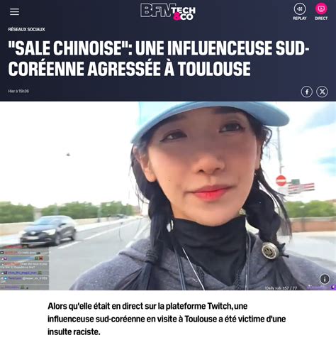 프랑스에서 요즘 난리난 한국인 인종차별 영상 인스티즈 Instiz 이슈 카테고리