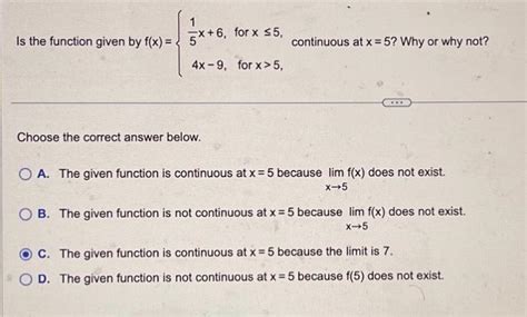 solved 1 is the function given by f x 5x 6 for x ≤5