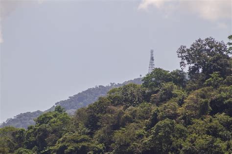 Antenas De Comunicação No Morro Do Sumaré No Rio De Janeiro Brasil