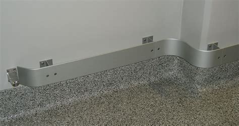 Metal Crash Rail System For Clean Environments