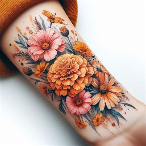 November Birth Flower Tattoo Guide Ideas And Styles