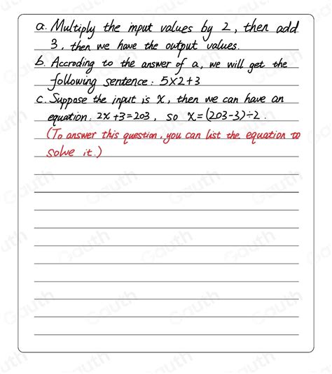 solved input values output values answ ques a write the rule in words