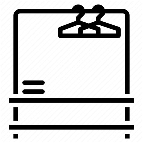Clothes Hang Rack Stand Icon