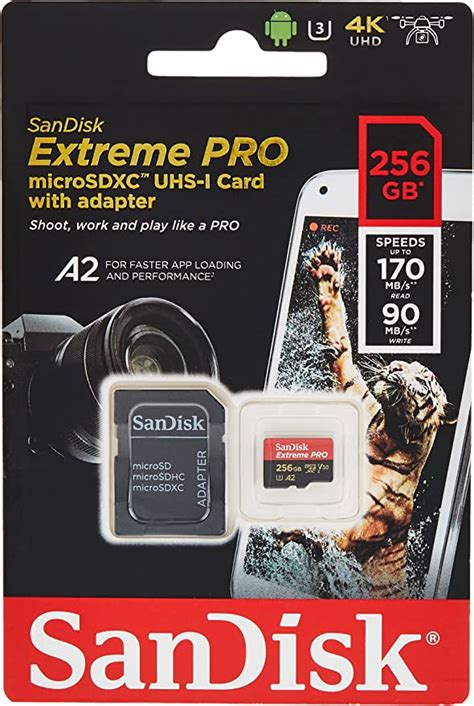 SanDisk Extreme PRO microSD - 256 GB - Navigation Karten