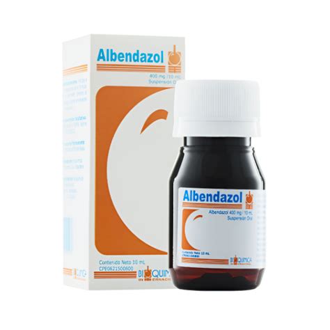 Albendazol Suspensión 400mg 10ml Bioquimica Farmadon La Farmacia
