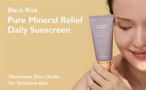 Haruharu Wonder Black Rice Pure Mineral Relief Daily Sunscreen Spf50
