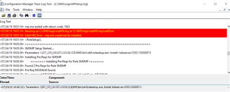 ConfigMgr Fatal MSI Error Mp Msi Could Not Be Installed Sandy S Blog