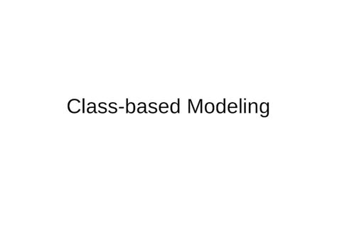 ppt class based modeling recap data flow diagrams elements