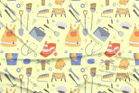 Labor Seamless Pattern Graphic By Pitchlook · Creative Fabrica