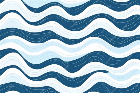 Premium Photo Seamless Ocean Wave Pattern F