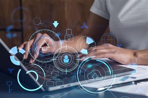 Premium Photo Woman Hands Typing The Keyboard To Create Innovative Software To Change The